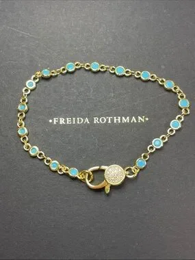 Freida Rothman | Jewelry | Freida Rothman Vault Lumi Bezel Turquoise ...